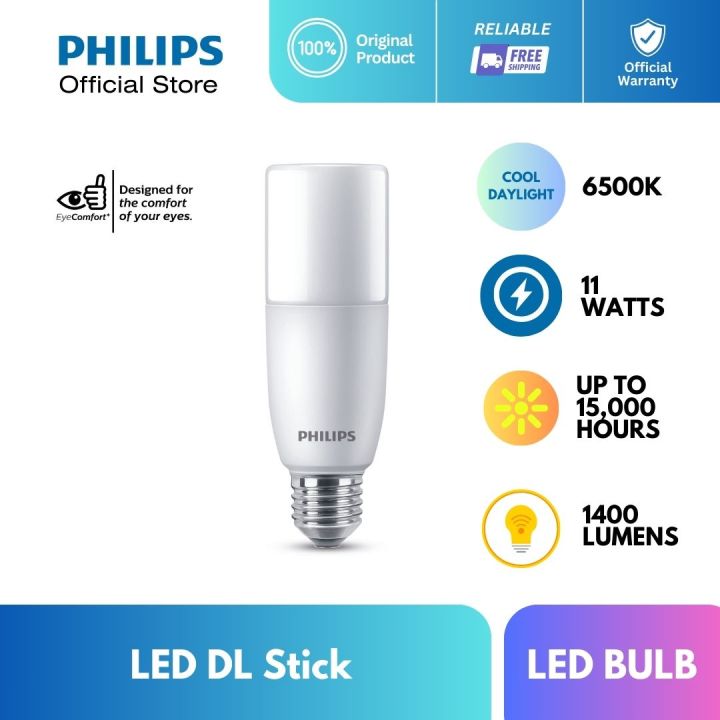 Philips MyCare LED DL Stick 11 Watts Cool Daylight E27 LED, Energy ...