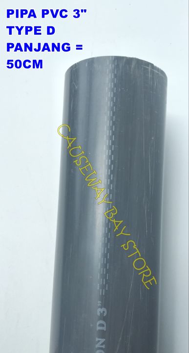 PIPA PVC 3 INCH TYPE D (PANJANG 50cm) | Lazada Indonesia