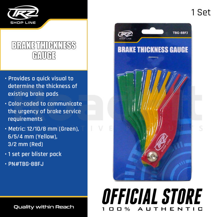 Roadfit TRENZ Tools Brake Thickness Gauge/Measure Set TBG-88FJ Car and ...
