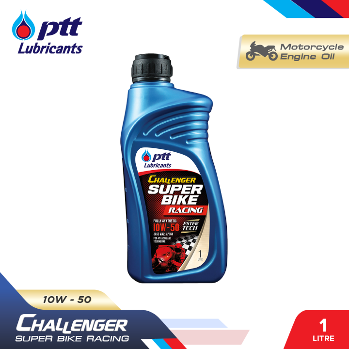 PTT Lubricants Challenger Super Bike Racing 10W-50 1L with FREEBIE | Lazada PH