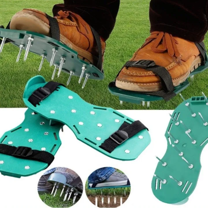 JKDESIGN Máy sục khí cho sân cỏ Giày đinh vườn Máy cày cỏ Không trượt ...