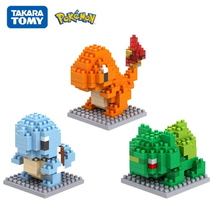 Pokemon Small Building Pokemon Nanoblock Cartoon Pikachu Animal Model ...