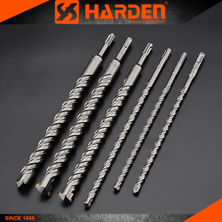 Harden 6 - 35mm X 110 - 350mm SDS-PLUS Round Shank Electric Hammer Drill Bits Professional ...