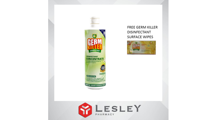 Germ Killer Disinfectant Concentrate 500ml (Free Germ Killer ...
