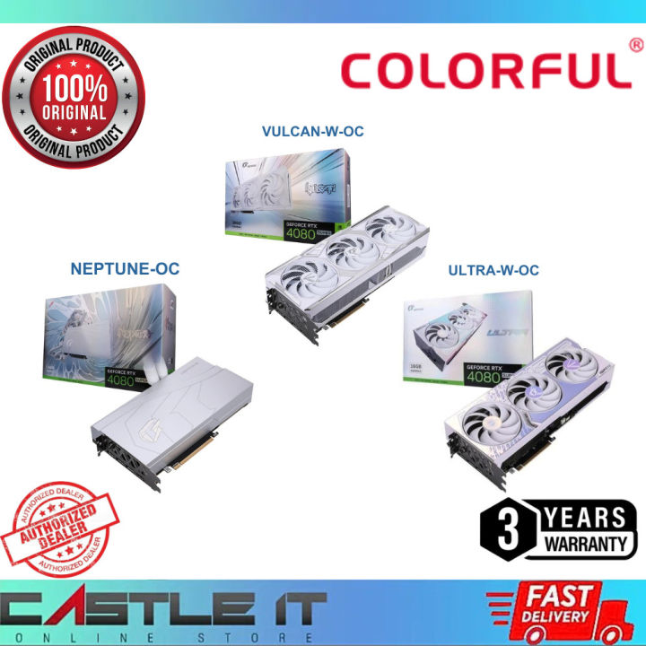Colorful RTX 4080 Super iGame Vulcan W/Ultra White OC Neptune Oc 16GB ...