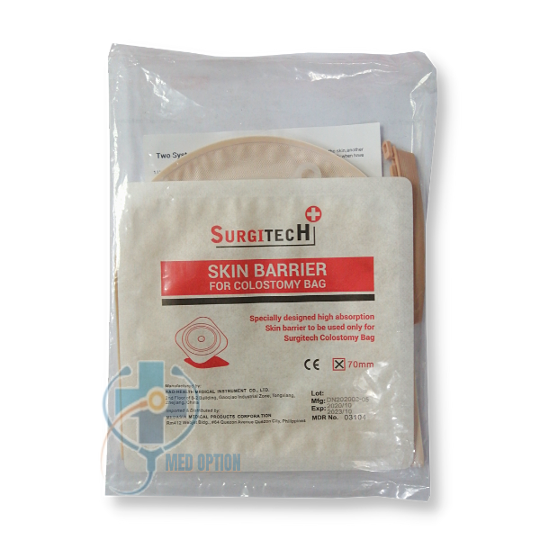 Colostomy Bag with Wafer, SURGITECH ( RETAIL ONLY) - 1 Set/pack ...