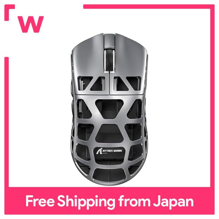 ATTACK SHARK R3 Gaming Mouse 3 mode magnesium alloy version 46g ultra ...