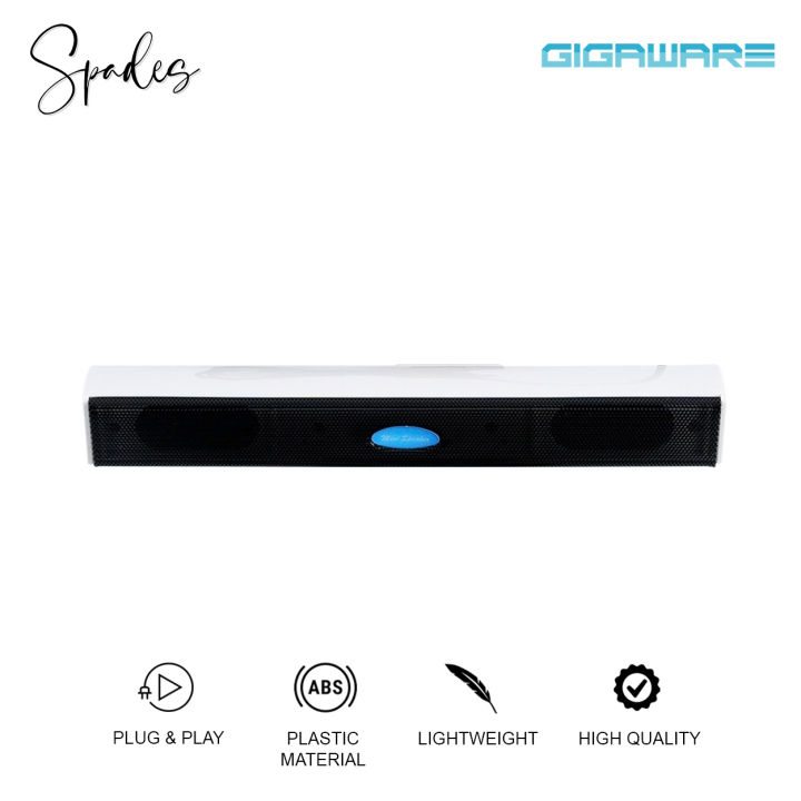 Gigaware Mini USB Longbar Stereo Speaker for Desktop / Laptop | Lazada PH