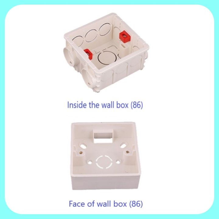 LSG Wall Switch Box And Wall Socket Box, Utility box 86 Type PVC ...