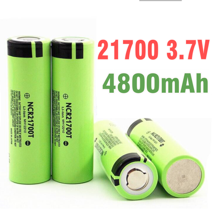 Pin 3.7v 21700 NCR21700T dung lượng cao 4800mah dòng xả 8A đến 10A dùng ...