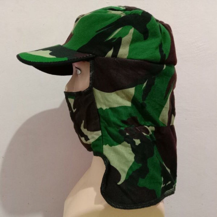 Topi Pancing Jepang Masker Motif Army Loreng | Lazada Indonesia