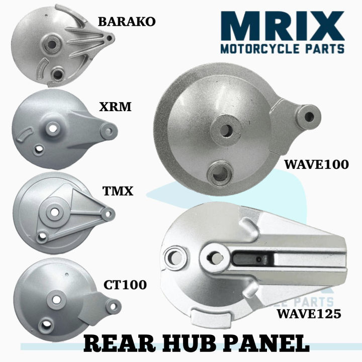 MRIX REAR HUB PANEL COVER for BARAKO WAVE100 WAVE125 TMX XRM CT100 ...