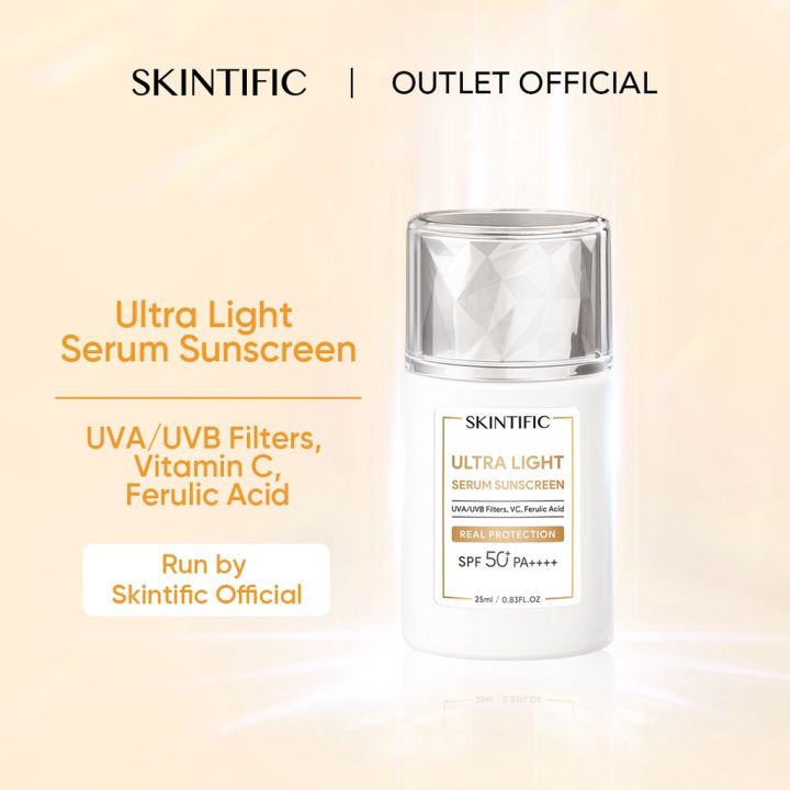 Skintific Ultra Light Serum Sunscreen SPF50 Pa ++++ | Lazada Indonesia