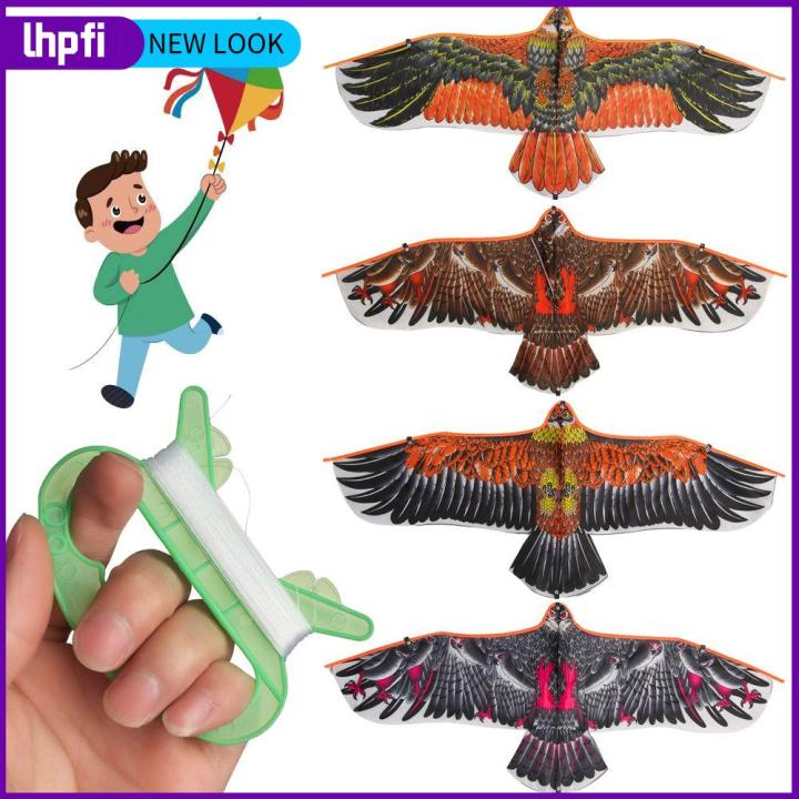 1.1m Large Eagle Kite With 30 Meter Line Flying Bird Kites Children ...