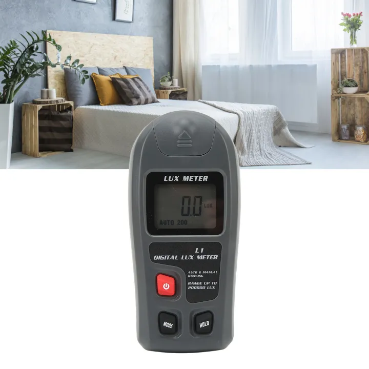 Digital Illuminance Light Meter Lux Meter with LCD Display 0?200 000 ...
