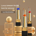 【COD】Lip Balm Bibir Lipstik Bunga Jelly Color Mengubah Emas Foil ...