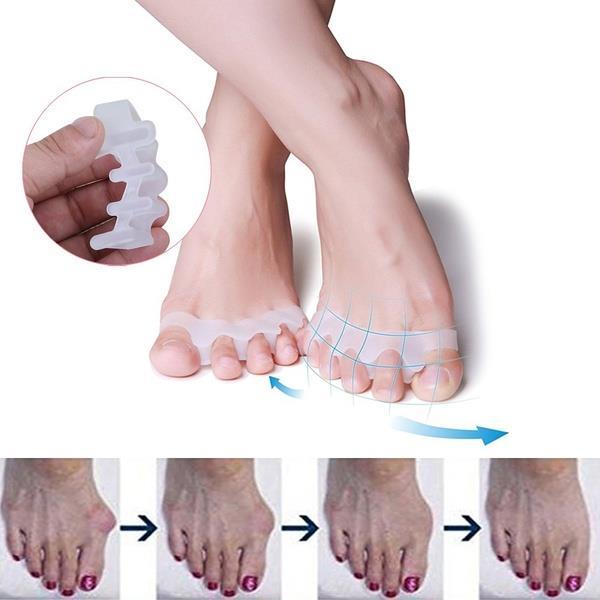 Rubber toe stretcher divider spacer bursitis analgesics orthotics male ...