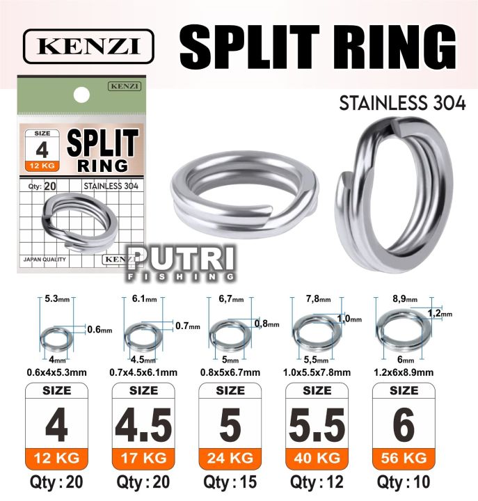 Kenzi Split Ring cincin Pancing | Lazada Indonesia