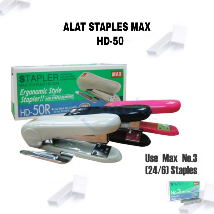 Alat Staples / Alat Stapler Max HD-50 Ukuran Besar | Lazada Indonesia