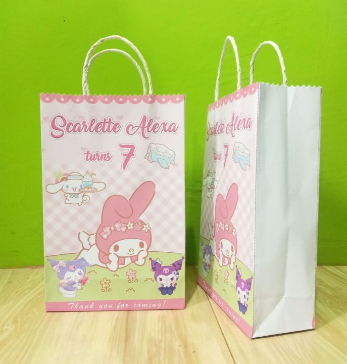 My Melody Kuromi Cinnamoroll D2 Customize Birthday Lootbag (10pcs ...