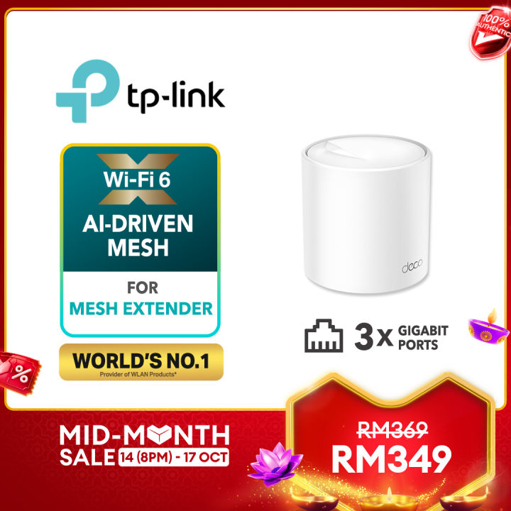TP-Link AX3000 Whole Home AI-Driven Mesh Wi-Fi System Router or AP Mode ...
