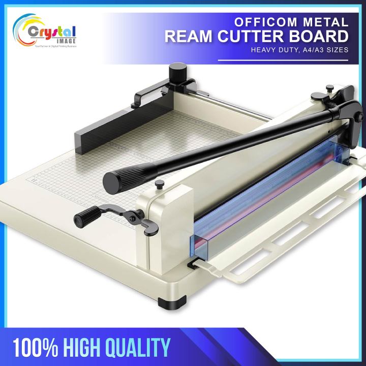 Officom Ream Cutter Machine Heavy Duty A4/A3 Size Cutter Blade Cutting ...