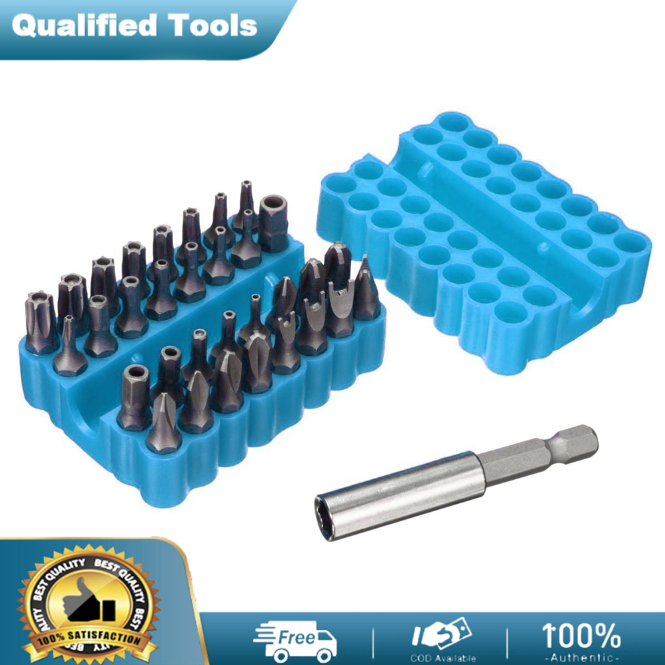 33PCS Screwdriver Bits Set with Magnetic Holder for Any Drills ...