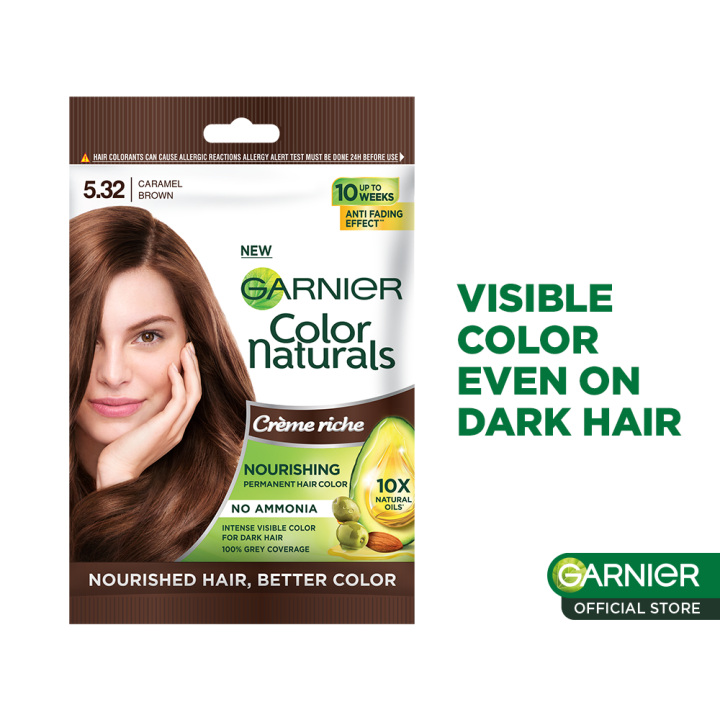 Garnier Color Naturals (Shade 5.32 Caramel Brown) – Hair Color | Lazada PH