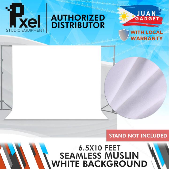 Pxel AA-ML2030W 200cm x 300cm Seamless Muslin Background Cloth Backdrop ...