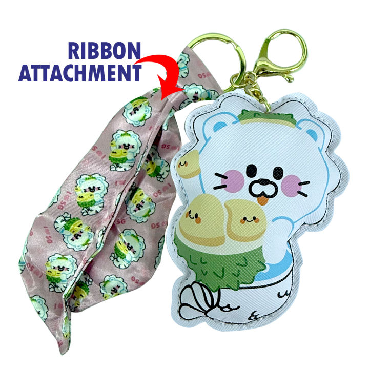 Merlion PU Keychain with Fabric Singapore Souvenir | Lazada Singapore