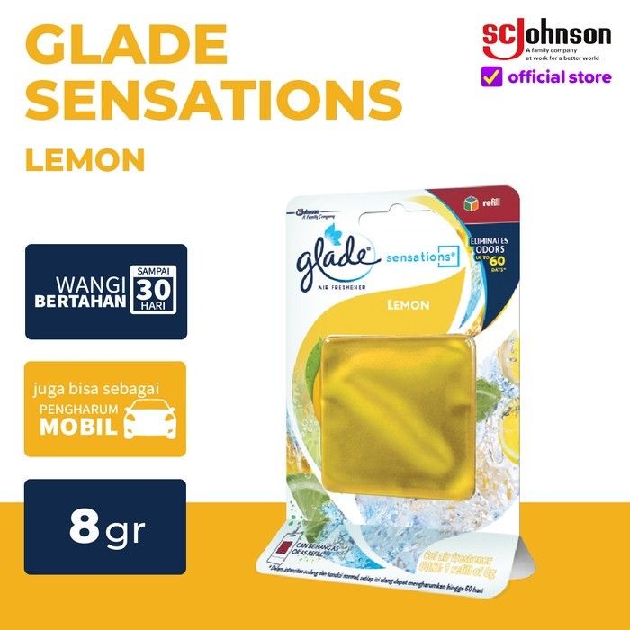 Glade Sensations Pengharum Ruangan - Lemon 8gr | Lazada Indonesia
