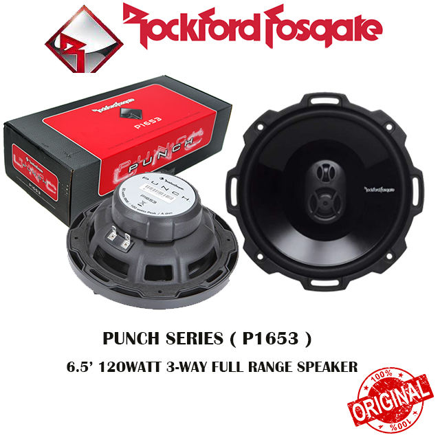 ROCKFORD FOSQATE P1653 6.5' INCI 3-WAY SPEAKER - 1 SET | Lazada
