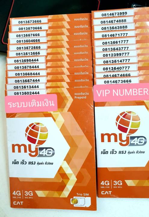 My Number 081 VIPตอง ระบบเติมเงินมาย ร้านบริการลงทะเบียนให้ฟรี | Lazada ...