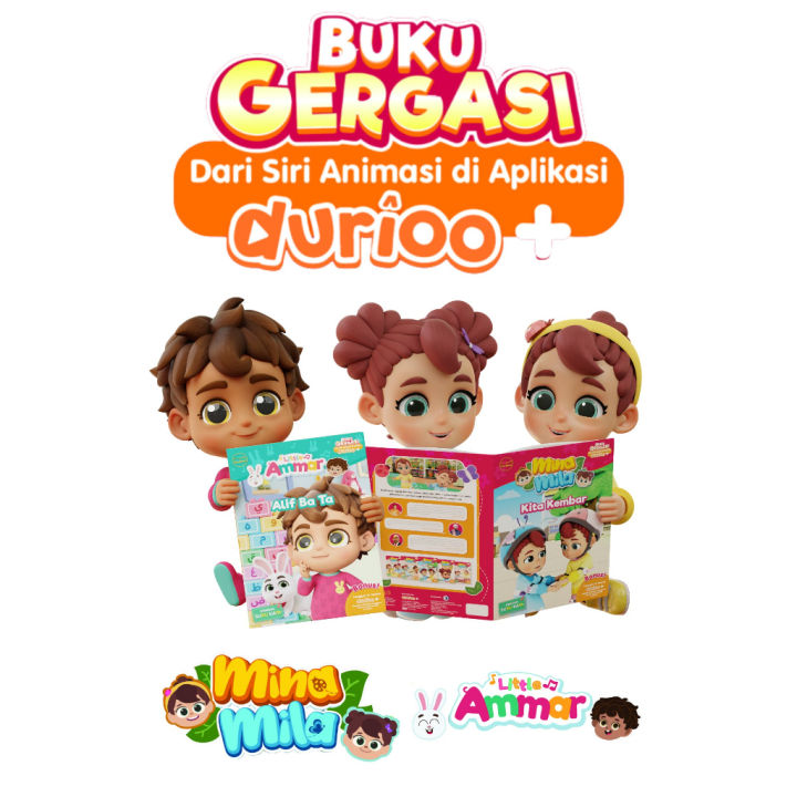 Buku Gergasi Dari Siri Animasi Di Aplikasi Durioo I Big Book Durioo (Little Ammar & Mina Mila ...