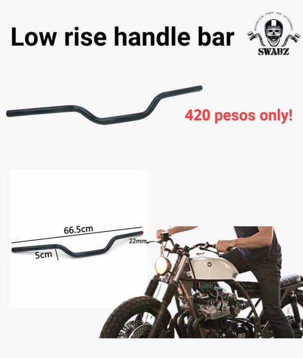 Low-rise handle bar for motorcycle | Lazada PH
