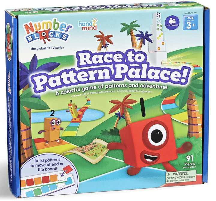 Numberblocks Race to Pattern Palace! Board Game, Pattern and Color ...