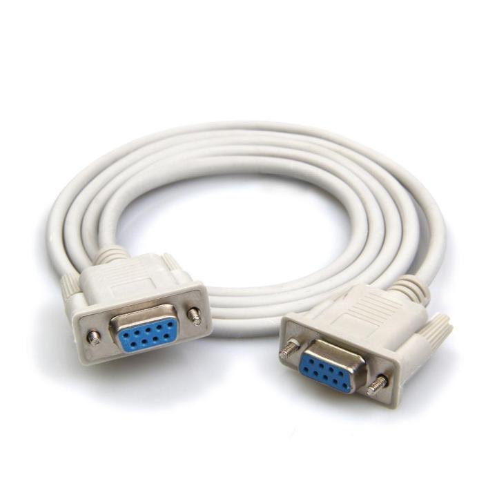 RS232 DB9 Female to Female 2-3 Cross Connect RS-232 Com Serial Port ...