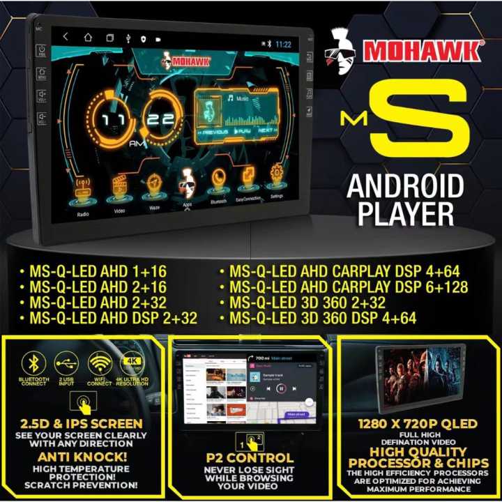 FREE REVERSE CAMERA MOHAWK MS-T3L SERIES ANDROID VERSION 11 1GB+16GB ...