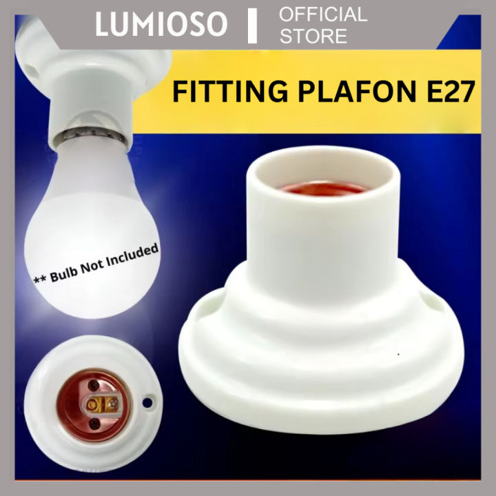 Fitting Lampu Plafon Bulat E27 / Fitting Plafon Rumah Minimalis Murah ...