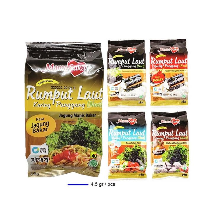 MamaSuka - Rumput Laut 2x4,5gr | Lazada Indonesia