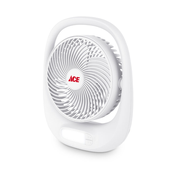 ACE RECHARGEABLE FAN 7" W/ LIGHT | Lazada PH