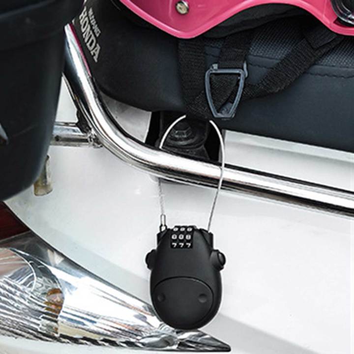 Cow Shape Telescopic Wire Padlock Heavy Duty Locking Mechanism Lock for ...