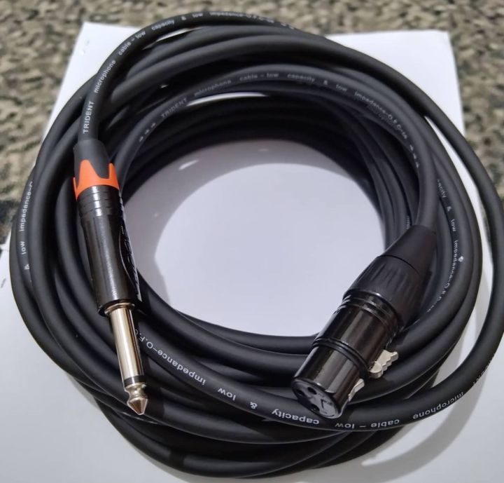 Heavy Duty Microphone Wire black high quality cord for professional use ...