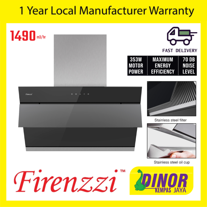 Firenzzi Cooker Hood FCH-9422 AC Touch Control Panel Gesture ...