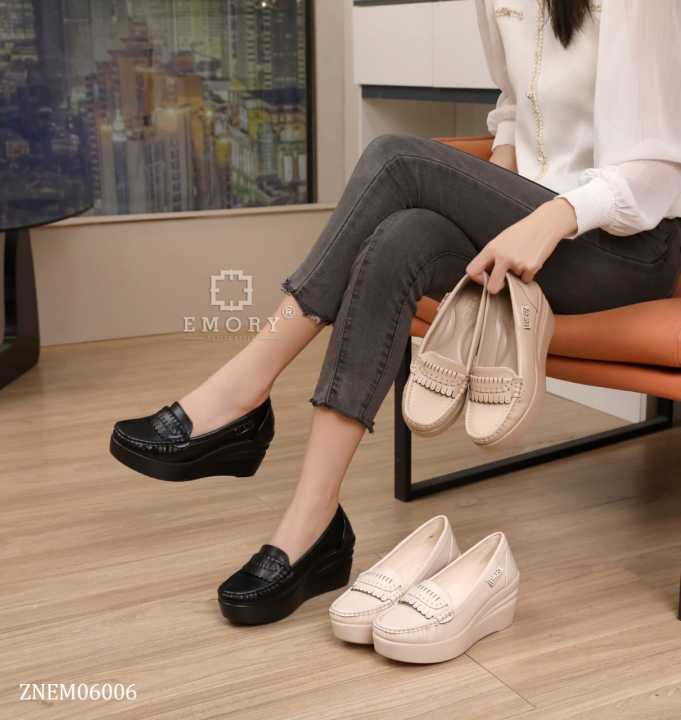 EMORY Fayara ZNEMO6006 sepatu WedgesWanita-skEMORY | Lazada Indonesia