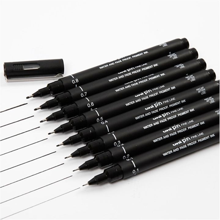 UNI PIN Technical Drawing Pen (.5MM - .8MM) Engineering Drawing Office ...