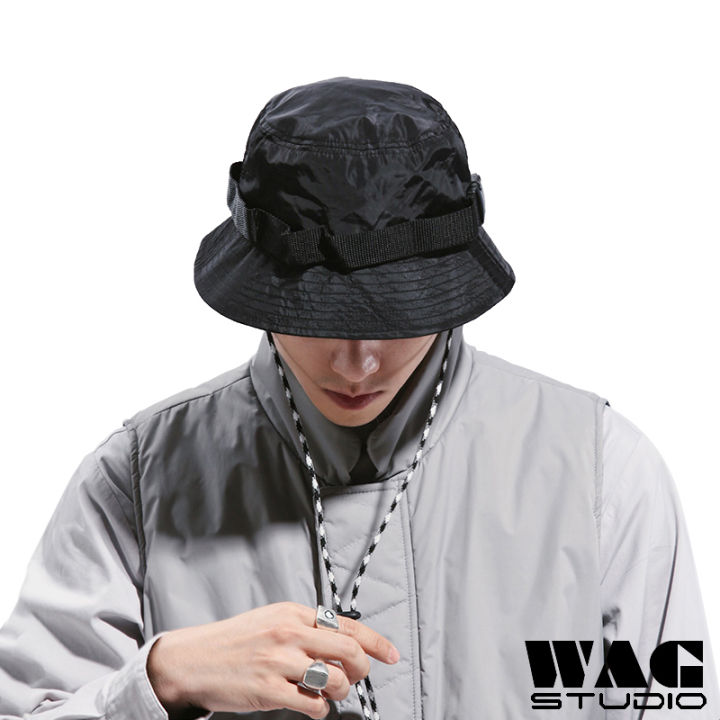 Plain Techwear Bucket Hat for Men Women Summer Beach Hat Outdoor Sun ...
