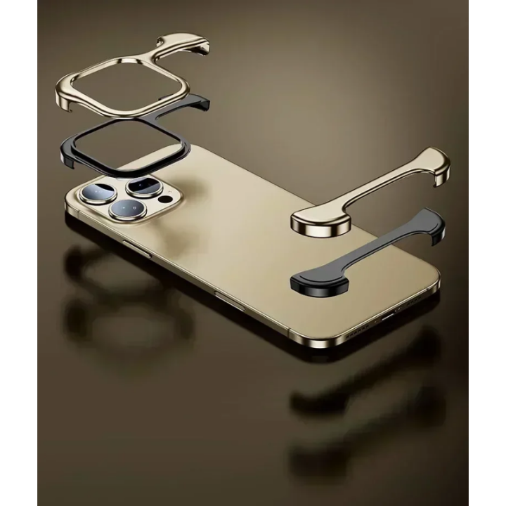 For iPhone Phone Minimalist Protective Shock Absorption Aerospace Grade ...