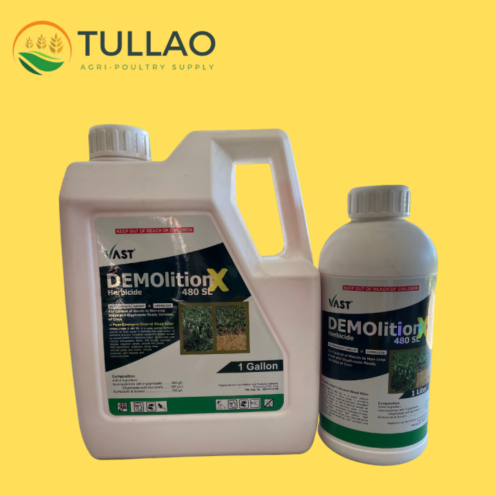 Vast DEMOLITION X 480SL Herbicide 1L & 1Galon | Lazada PH
