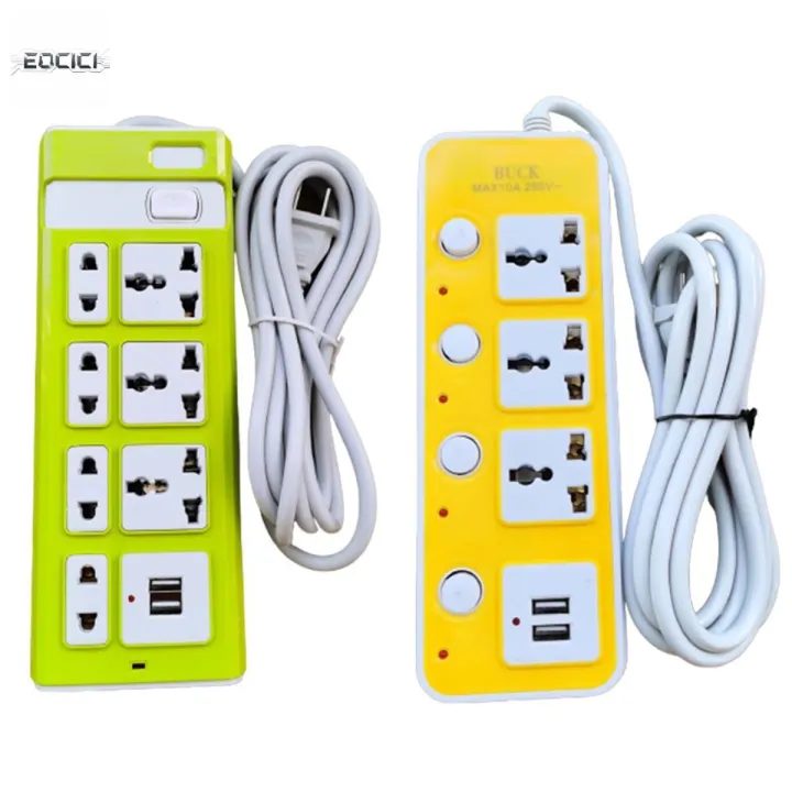 Cable Appliances 4M Extension Cord High-power Multi-switch Power Strip ...